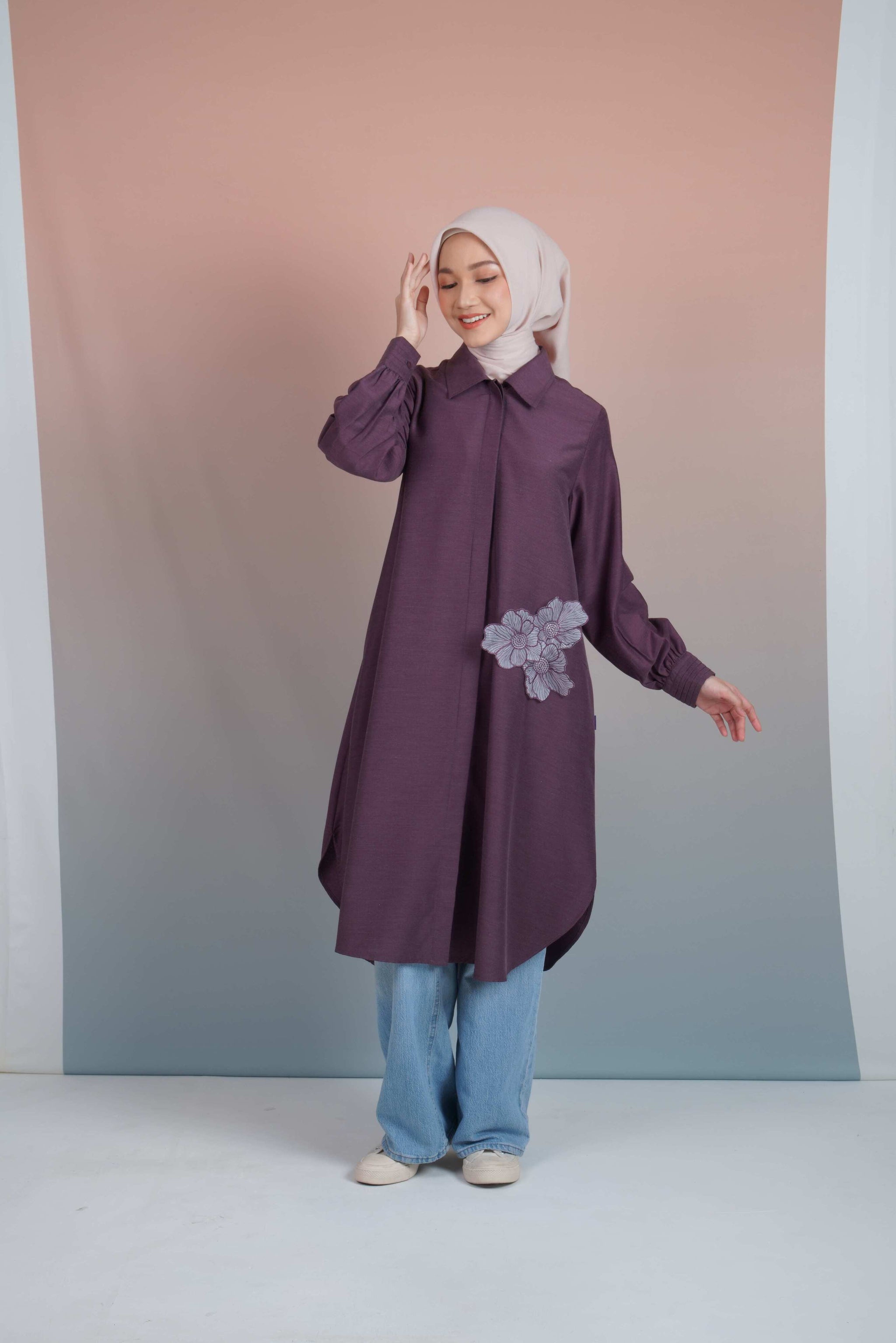 LONG TUNIK SAFFRON PATCH